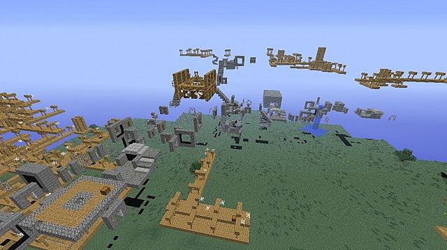 Shown Dungeons/Strongholds World Minecraft Map