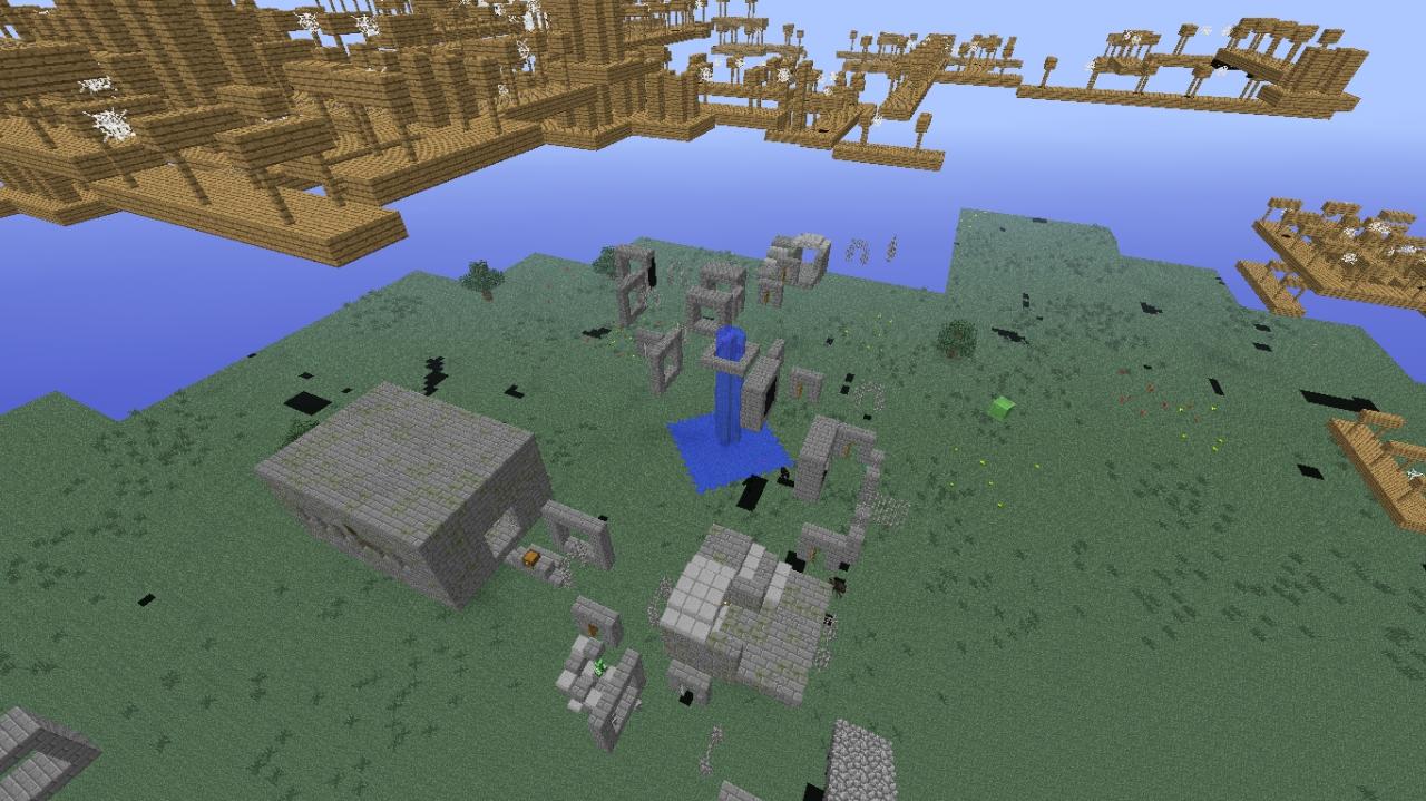 Shown Dungeons/Strongholds World Minecraft Map