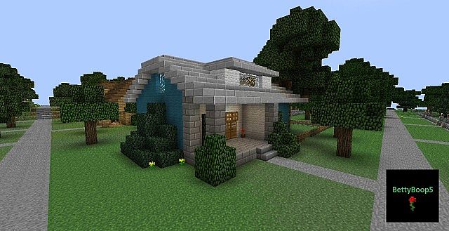 House (small blue) Minecraft Map