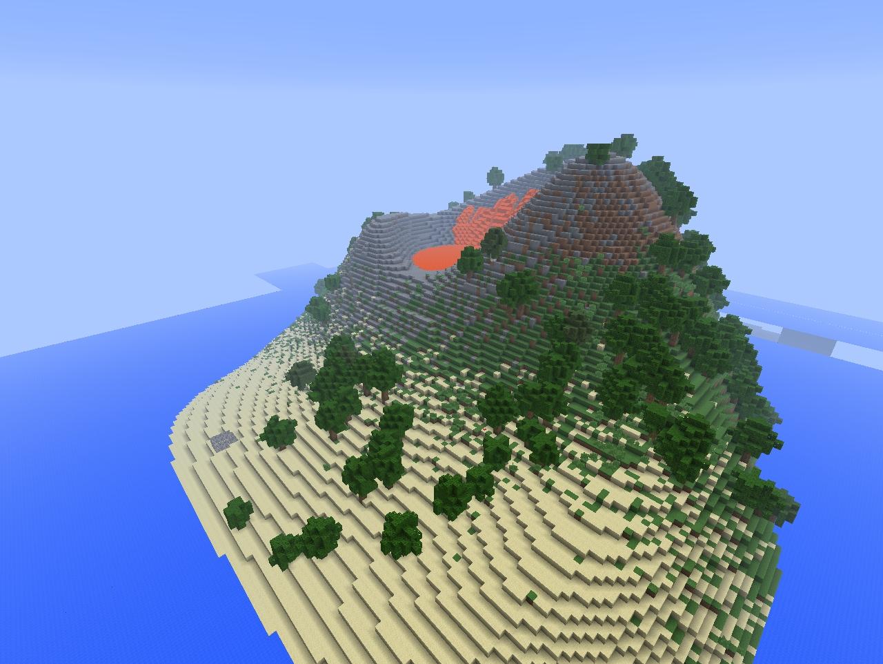 The map of islands. Minecraft Map