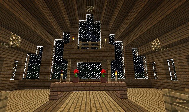 Natural Wood Cathedral Minecraft Map