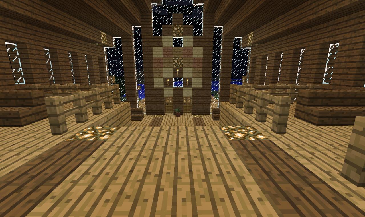 Natural Wood Cathedral Minecraft Map