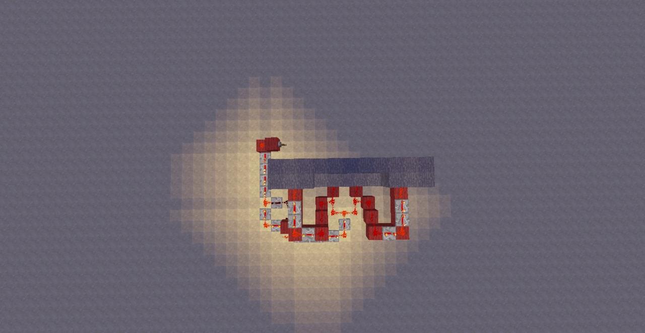 Simple Redstone Dispenser System Minecraft Map