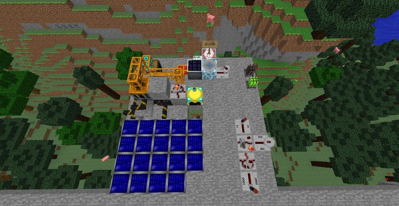 Redpower 2-1.4.7 tunnel bore Minecraft Map