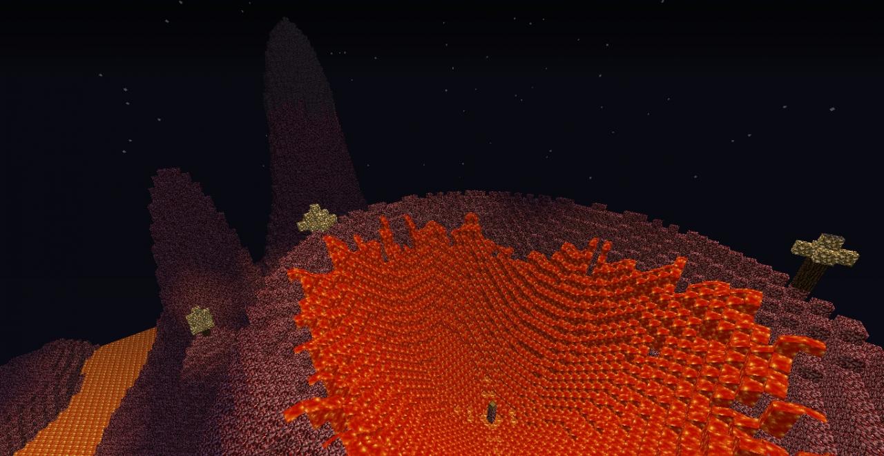 Hell island v1. By: Lapaluu (MagentaMacaroni) Minecraft Map