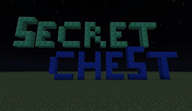 SECRET CHEST!!! Minecraft Map