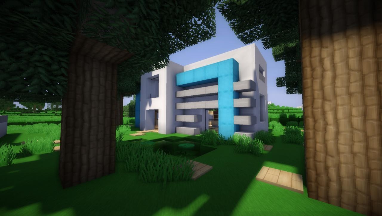 [Modern House] Icy Dream House Minecraft Map