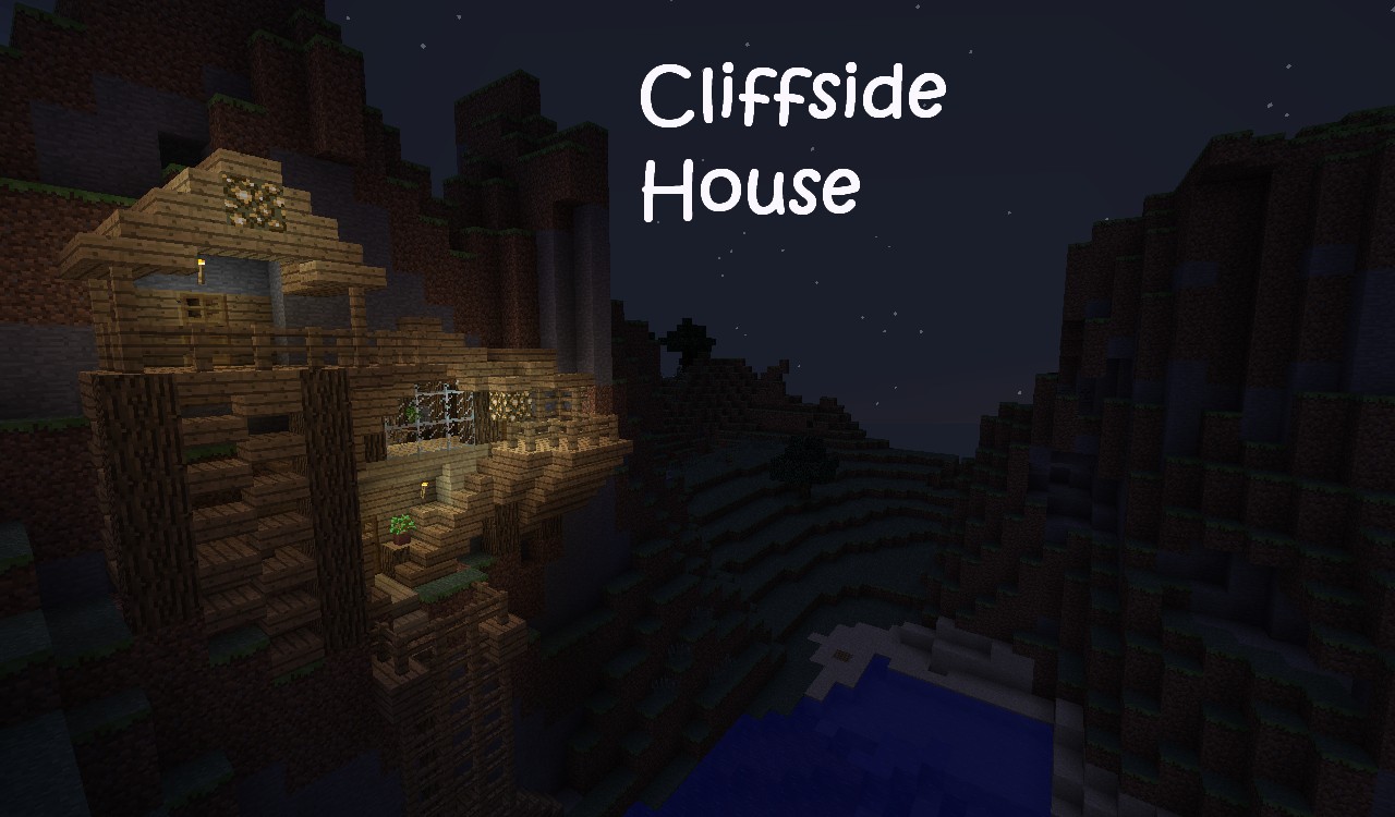 Cliffside Lake Town Minecraft Map