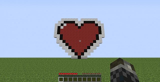 Form this way heart Minecraft Map