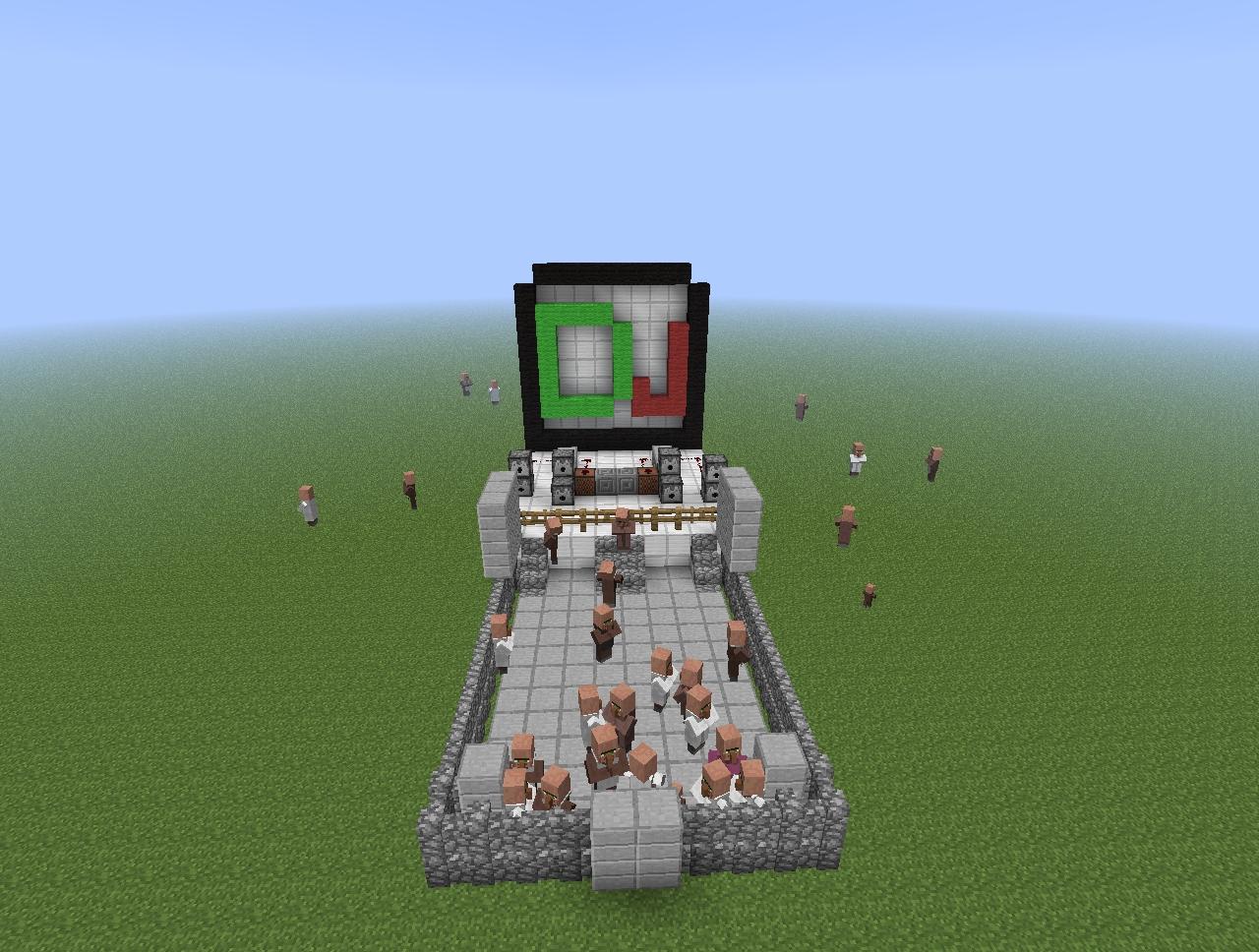 minecraft DJ set map Minecraft Project