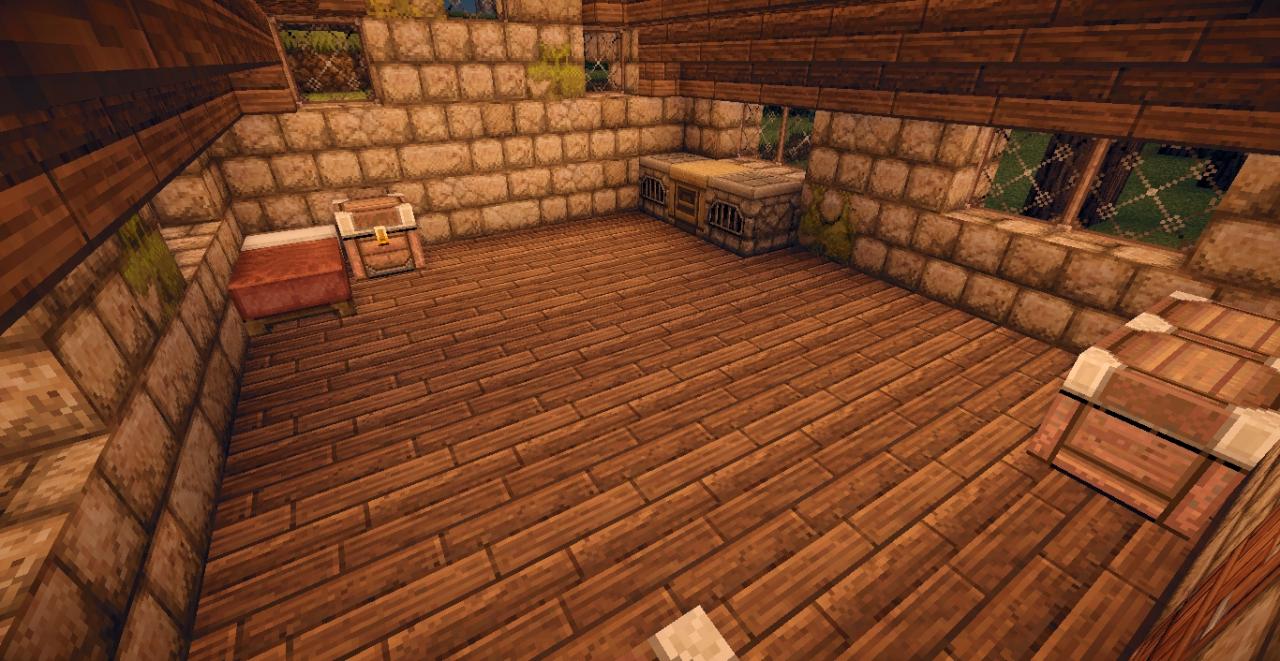 Rustic House (survival start) Minecraft Map