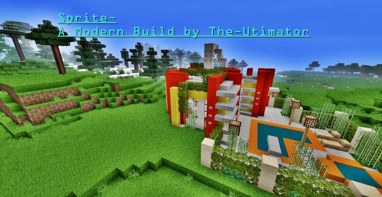 Sprite-A Modern Build Minecraft Map