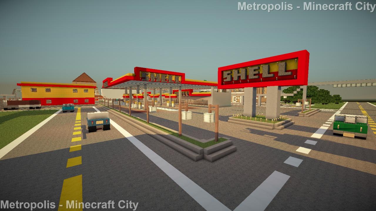 Gas Station - Shell Minecraft Map