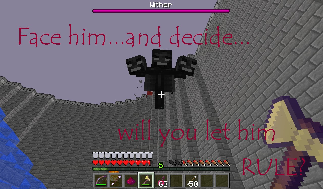 Wither Boss Battle Minecraft Map