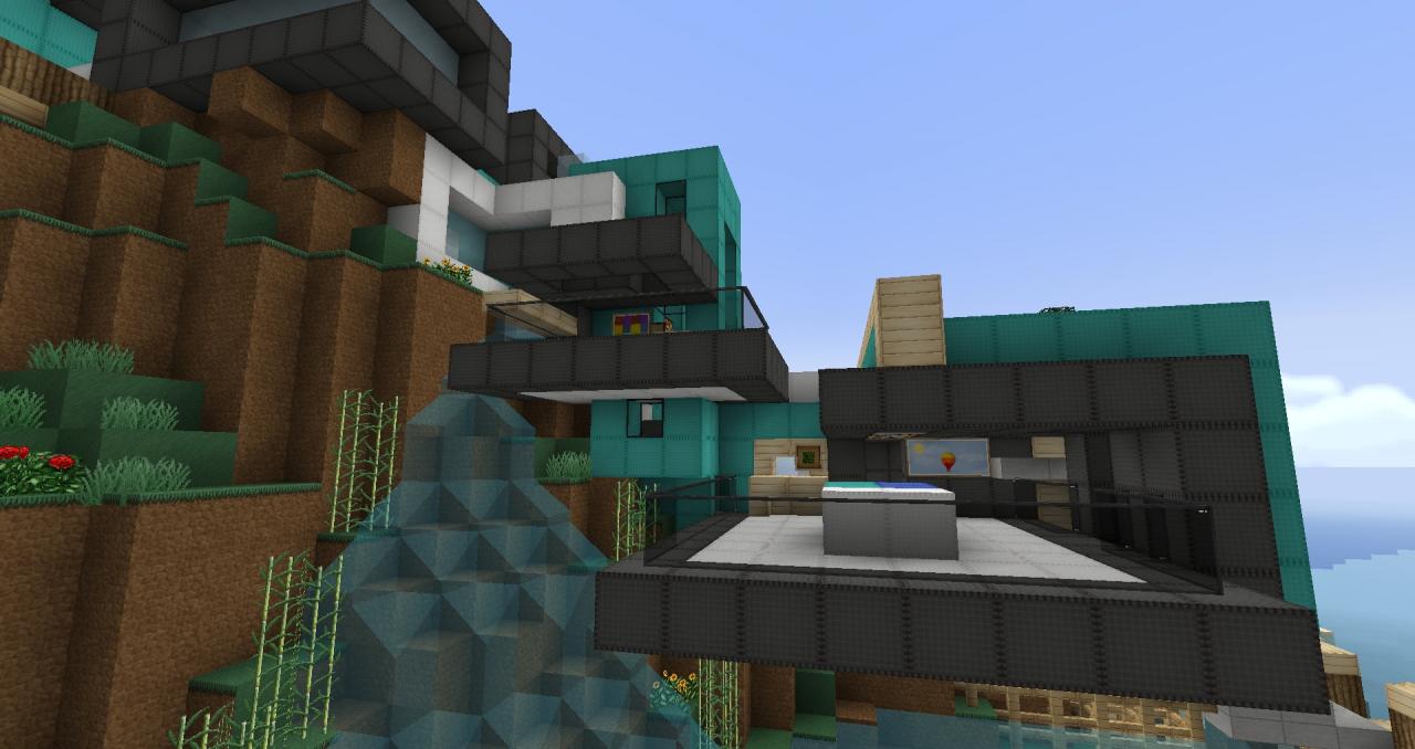 Oceanview Falls - Modern Minecraft Map