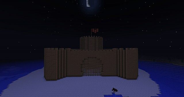 Wooden castle Minecraft Map