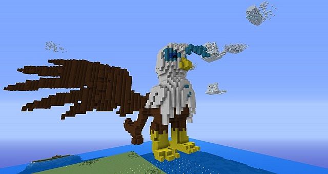 griffon statue (chrono) Minecraft Map