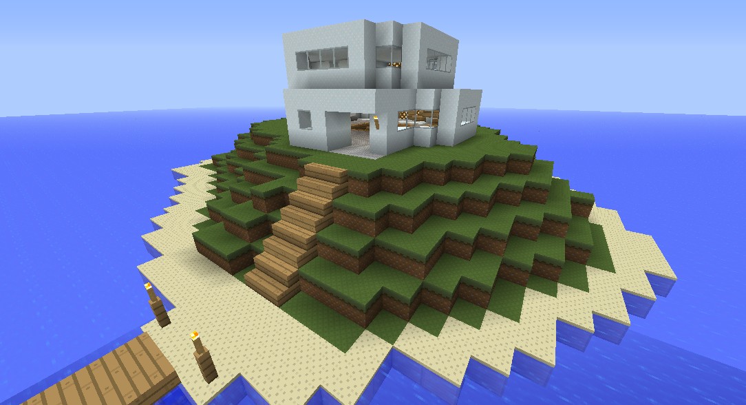 Minimal Island Home Minecraft Map