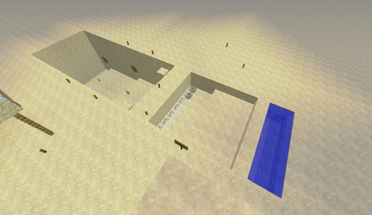 Simple flood gates [ V. 1.0 ] Minecraft Map
