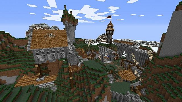 Dwarf Village Minecraft Map