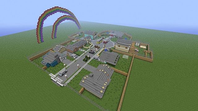 Call of Duty: Nuketown Minecraft Remake Minecraft Map