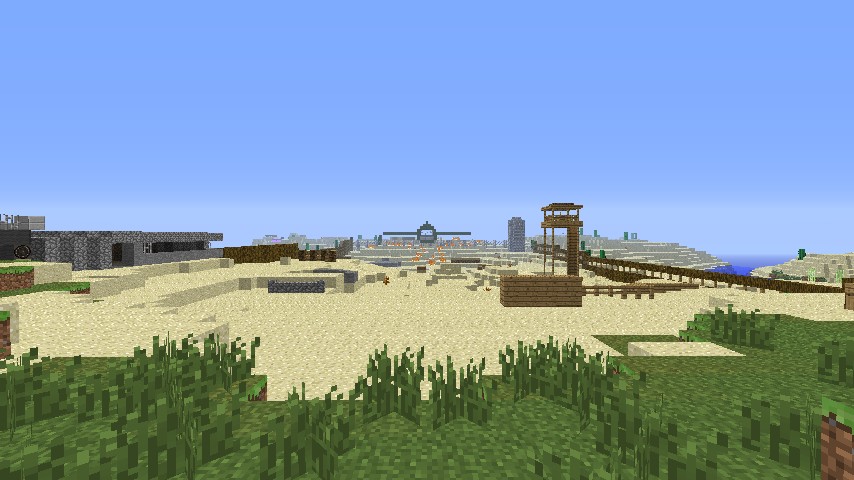 Battle Field (Great For Paintball or Gun Mod Servers) Minecraft Map