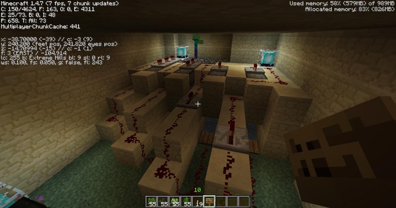 Mining Machine X Version 7.3.6 (for minecraft 1.5.2) Minecraft Map