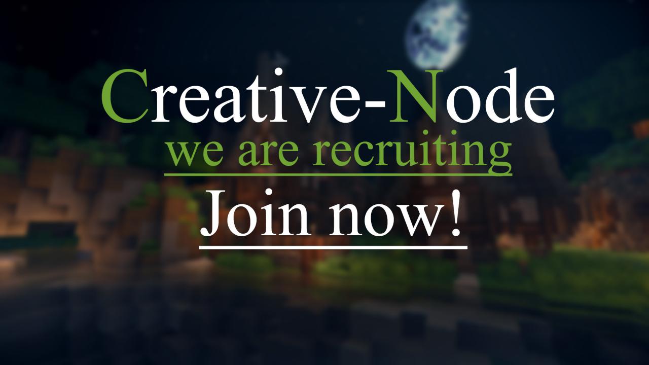 Creative-Node 1.7.4 - Building to the Extreme Minecraft Server