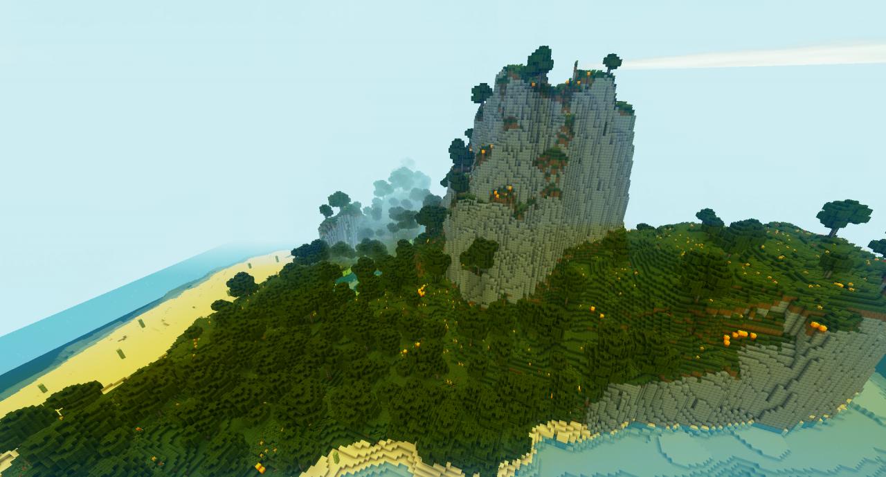 Volcano Island Map Build | With map download and YouTube timelapse ...