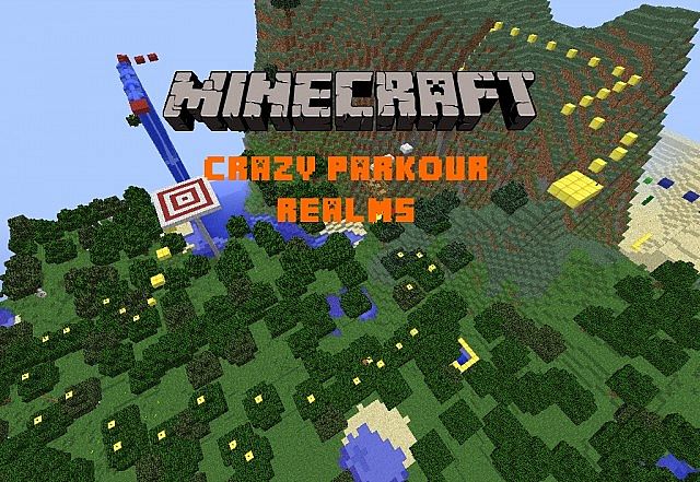 Crazy Parkour Realms Minecraft Map