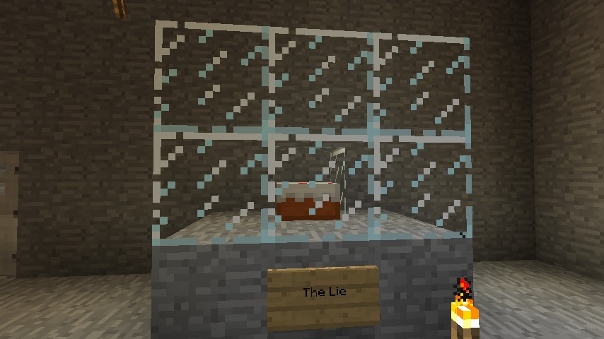 Giant Companion Cube from Portal Minecraft Map