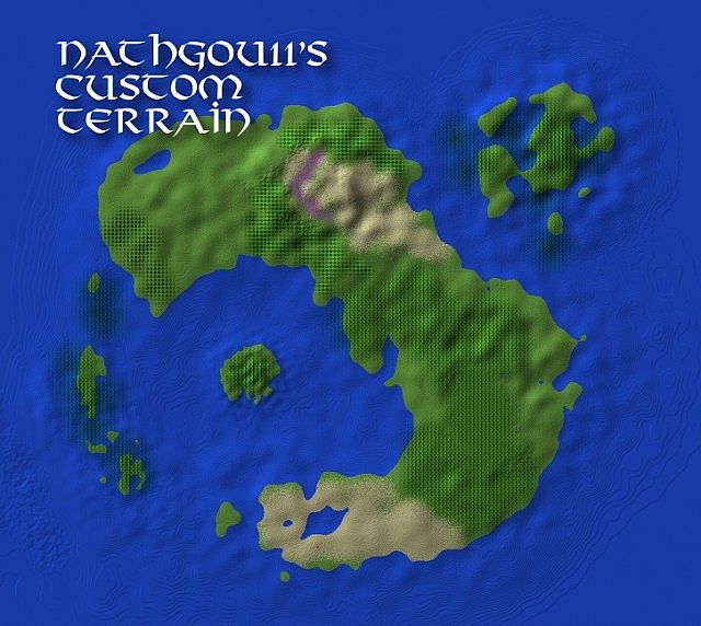 Nathgou11's Custom Terrain Minecraft Map