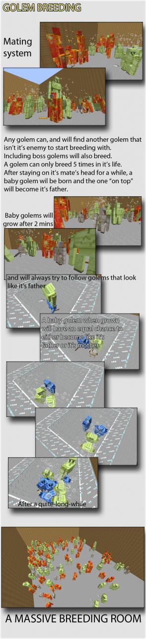 Golem wars Minecraft Map