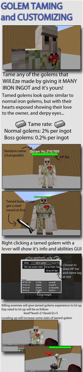 Golem wars Minecraft Map