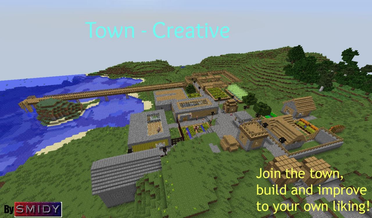 Town Minecraft Map