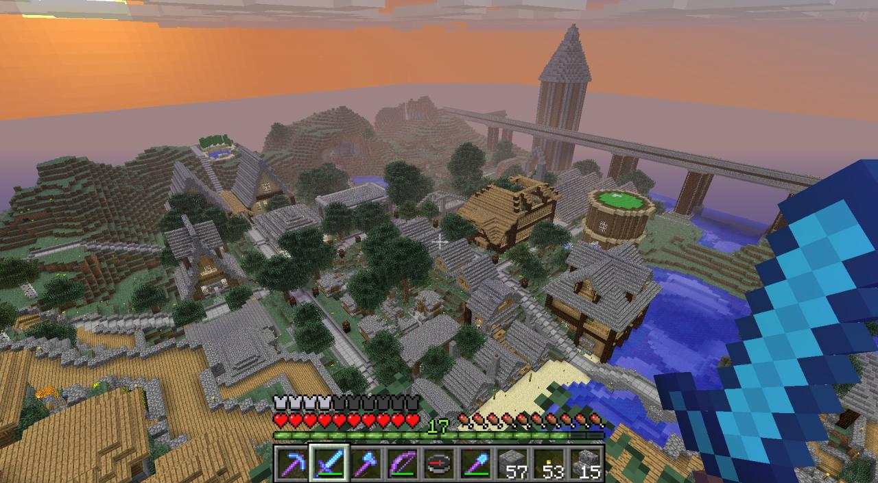 A Singleplayer world Minecraft Map
