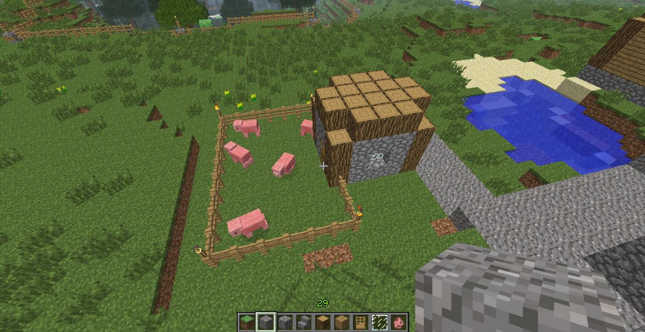 NPC House Style 2: Animal Farm Minecraft Map
