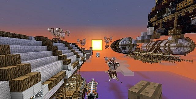 Sky army air fleet Minecraft Map