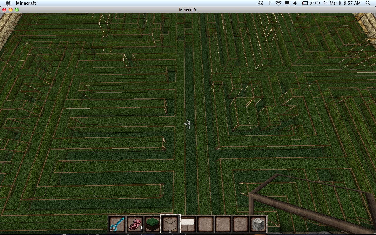 Glass Maze Minecraft Map