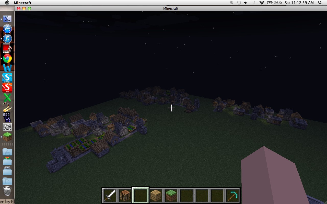 infinite village Minecraft Map