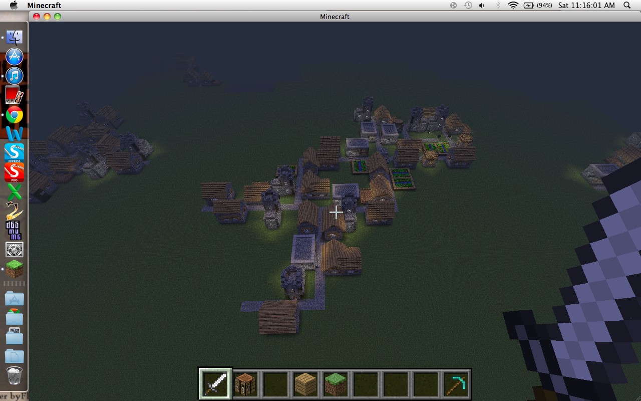 infinite village Minecraft Map
