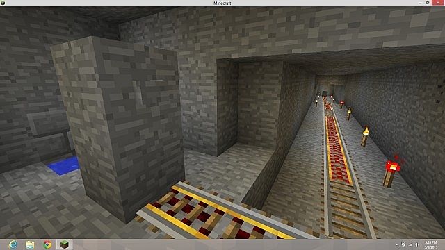 Epic Castle And Minecart Ride into a ravine, mineshaft and cave ...
