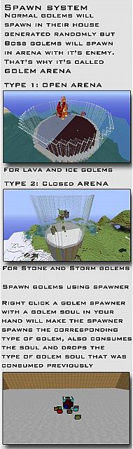 Golem wars Minecraft Map