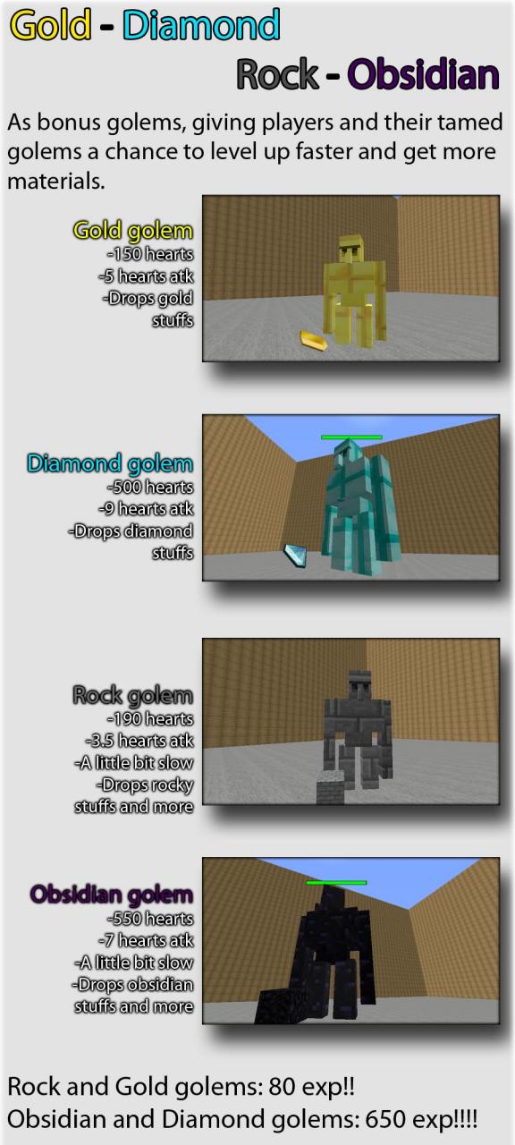 Golem wars Minecraft Map