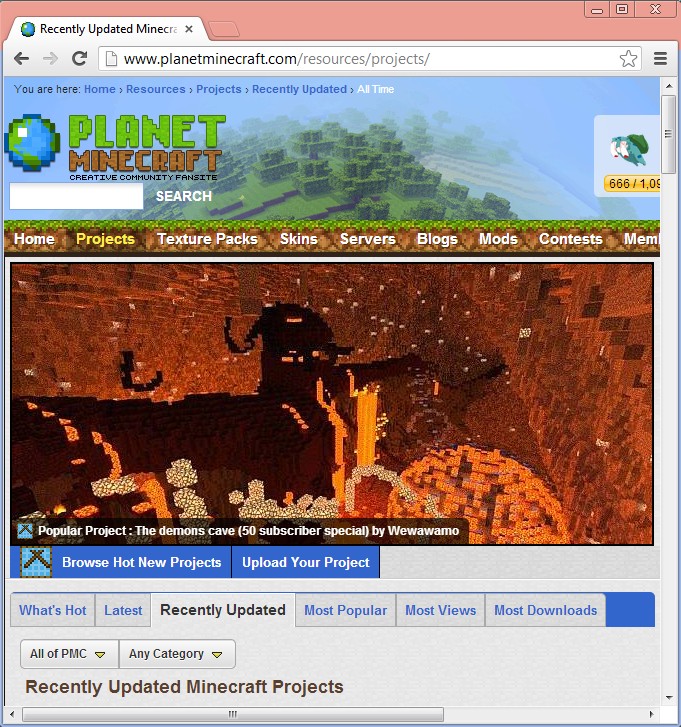 The demons cave (50 subscriber special) Minecraft Map