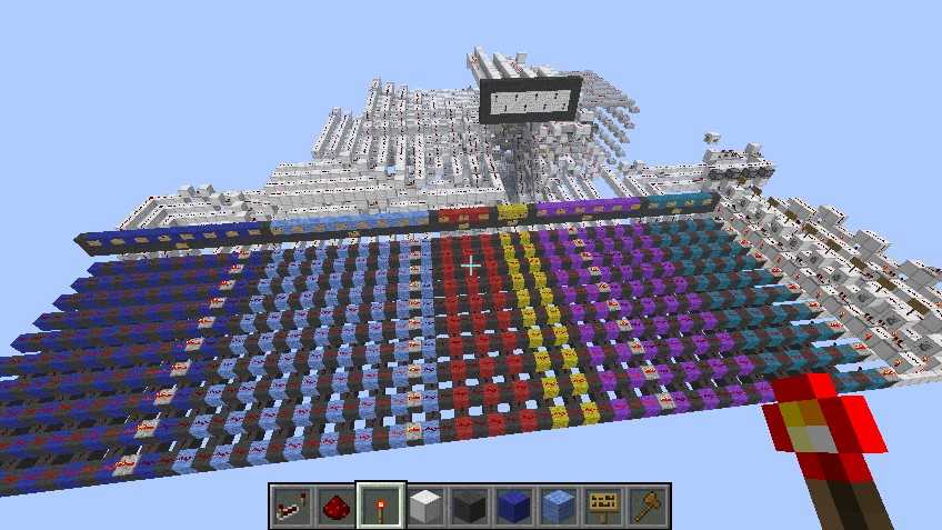 Small 8 Bit CPU Minecraft Map