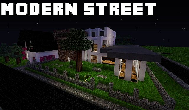 Modern Street Minecraft Map