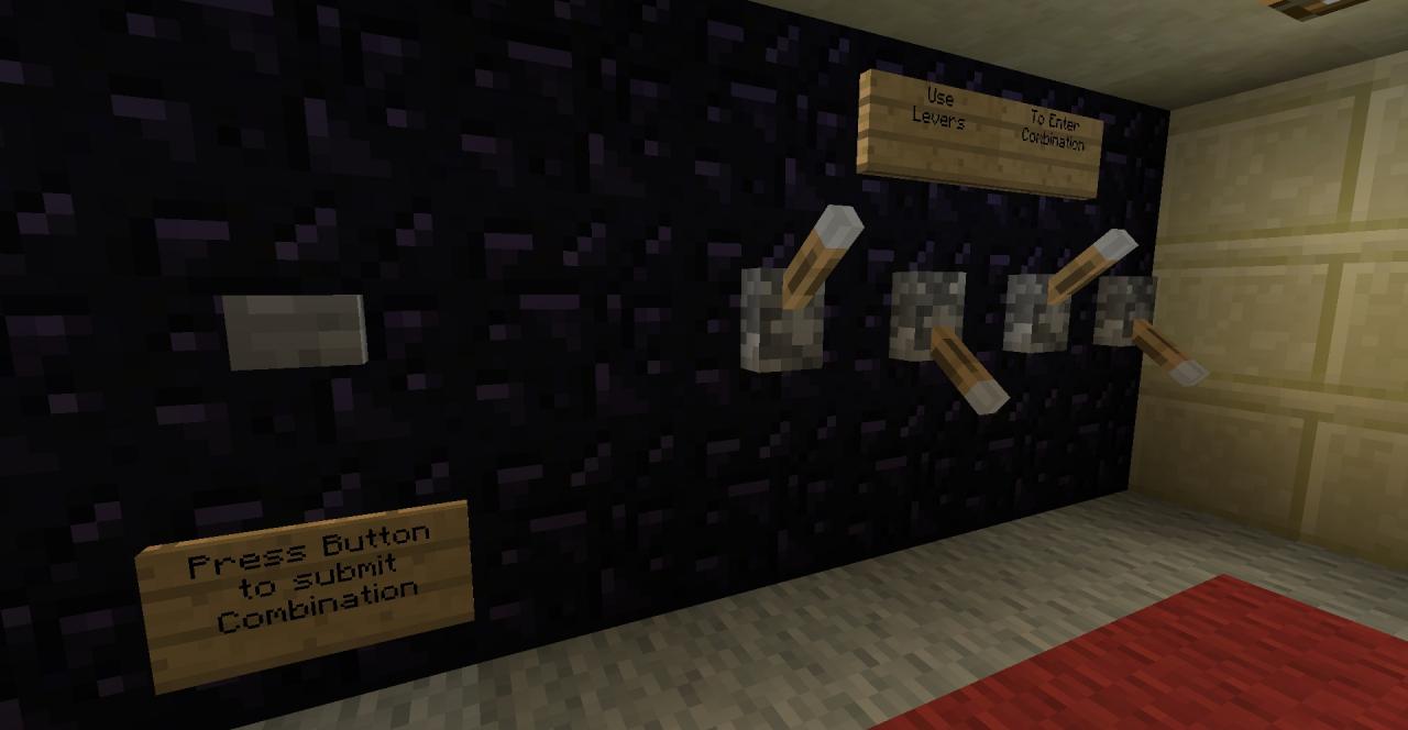 First City Bank with Combo lock vault Minecraft Map