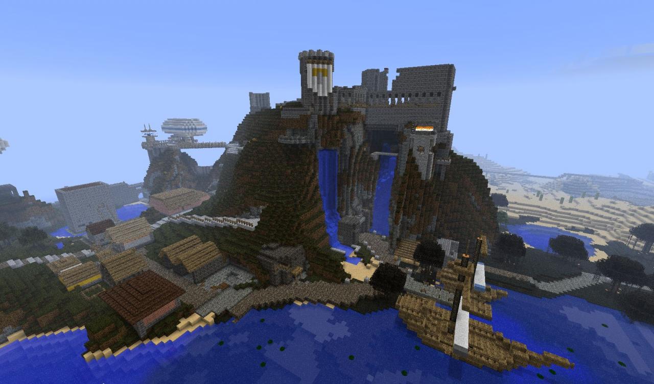 Dwarven city Minecraft Map