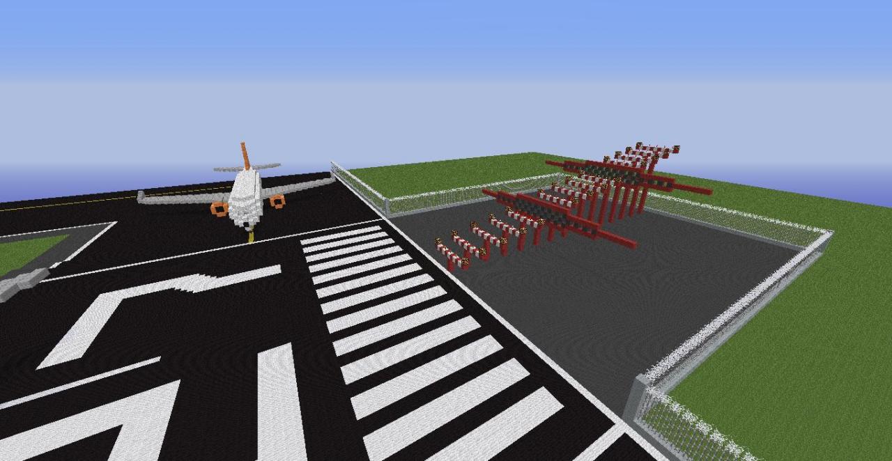 Biggest Airport in minecraft Minecraft Map